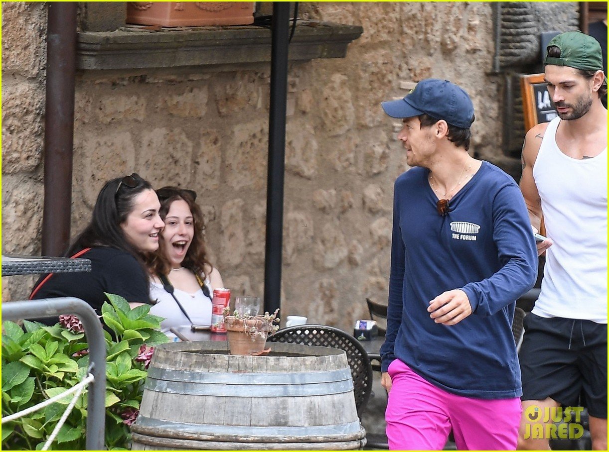 Harry Styles Spotted Jogging Around Italy with His Personal Trainer in ...