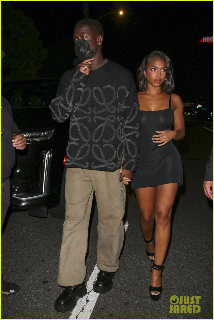 Lori Harvey & Boyfriend Damson Idris Hold Hands Leaving Drake's After ...