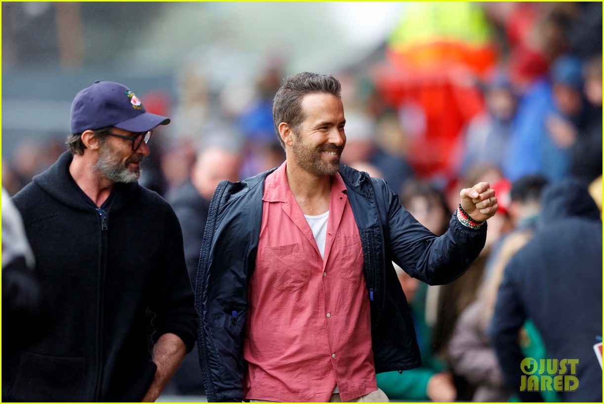 Hugh Jackman Supports Ryan Reynolds' Soccer Team During Pause on ...