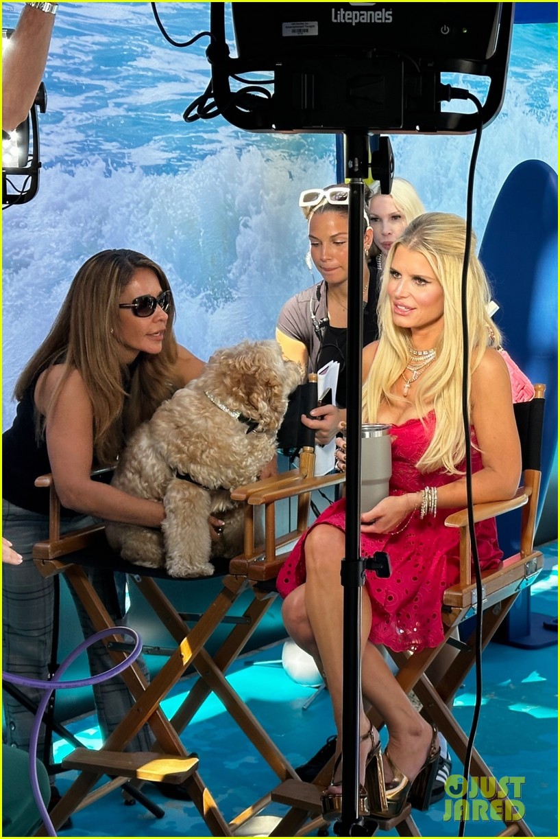 Jessica Simpson Brings Her Lookalike Daughter Maxwell & Dog Penny to ...