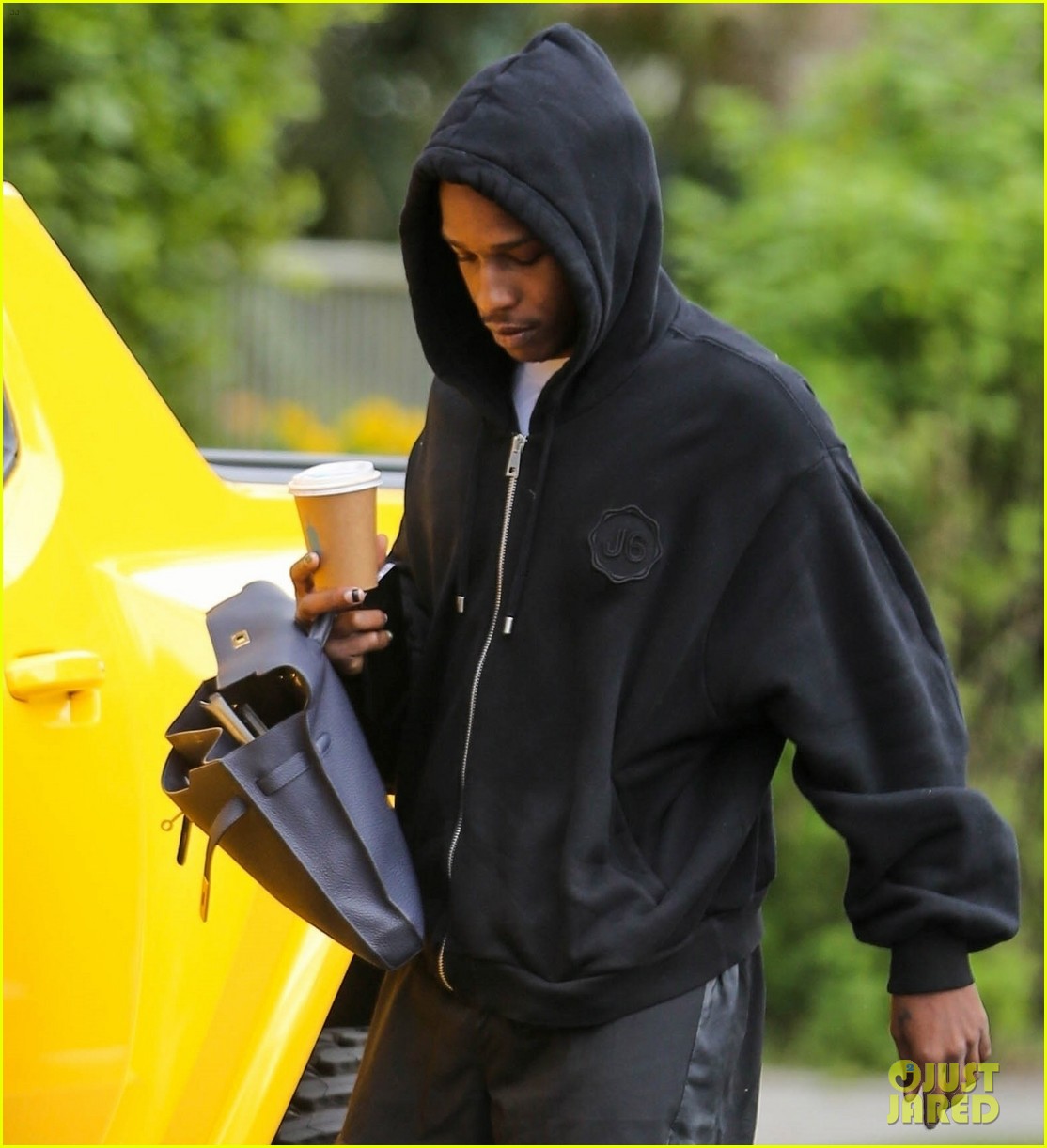 A$AP Rocky Steps Out for Coffee After Welcoming Baby No. 2 with Rihanna ...
