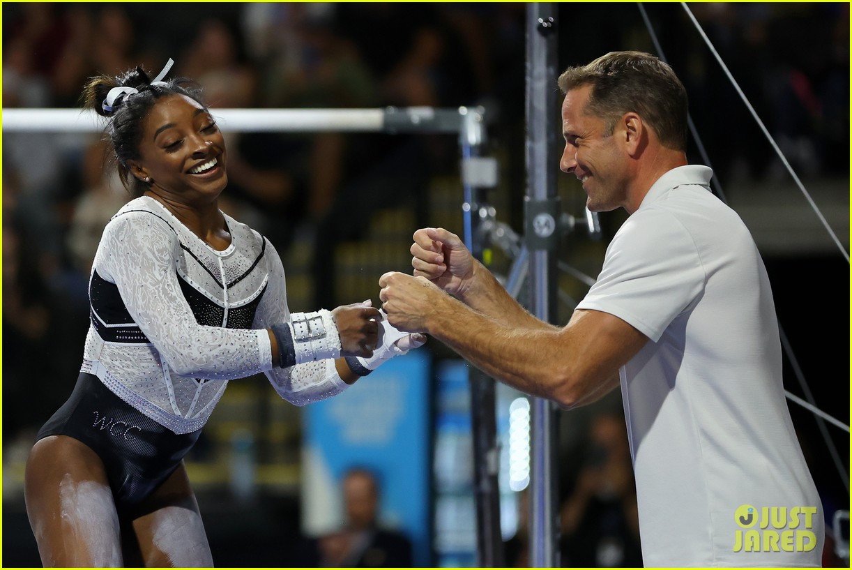 Simone Biles Emerges Victorious, Secures the Win in First Gymnastics ...