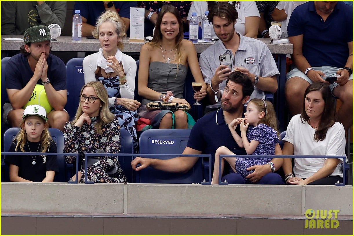 Emily Blunt & John Krasinski Attend U.S. Open 2023 Match with Their Two ...