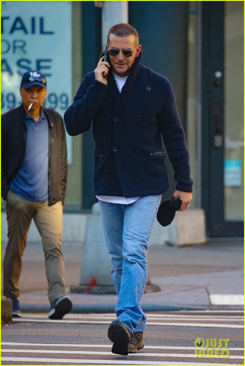 Bradley Cooper Debuts New Buzz Cut During Morning Stroll in NYC: Photo ...