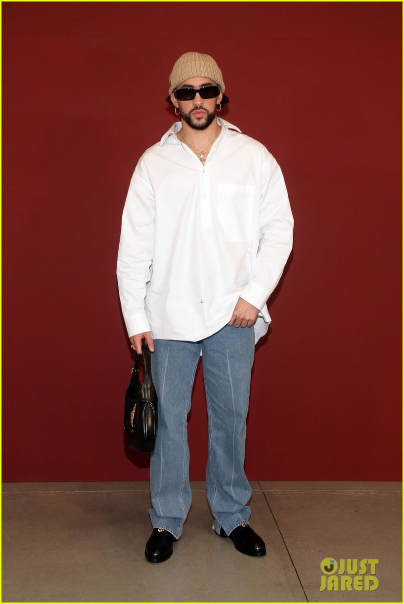 Kendall Jenner & Bad Bunny Make Their Fashion Week Debut, Sit Front Row for Gucci Show!: Photo ...