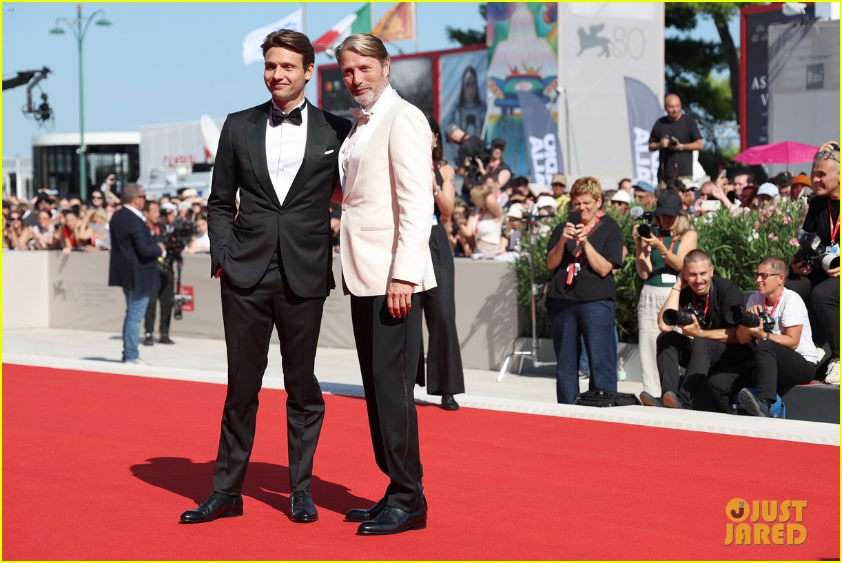 Mads Mikkelsen Brings Handsome Lookalike Son Carl Jacobsen Mikkelsen to Venice Film Festival ...
