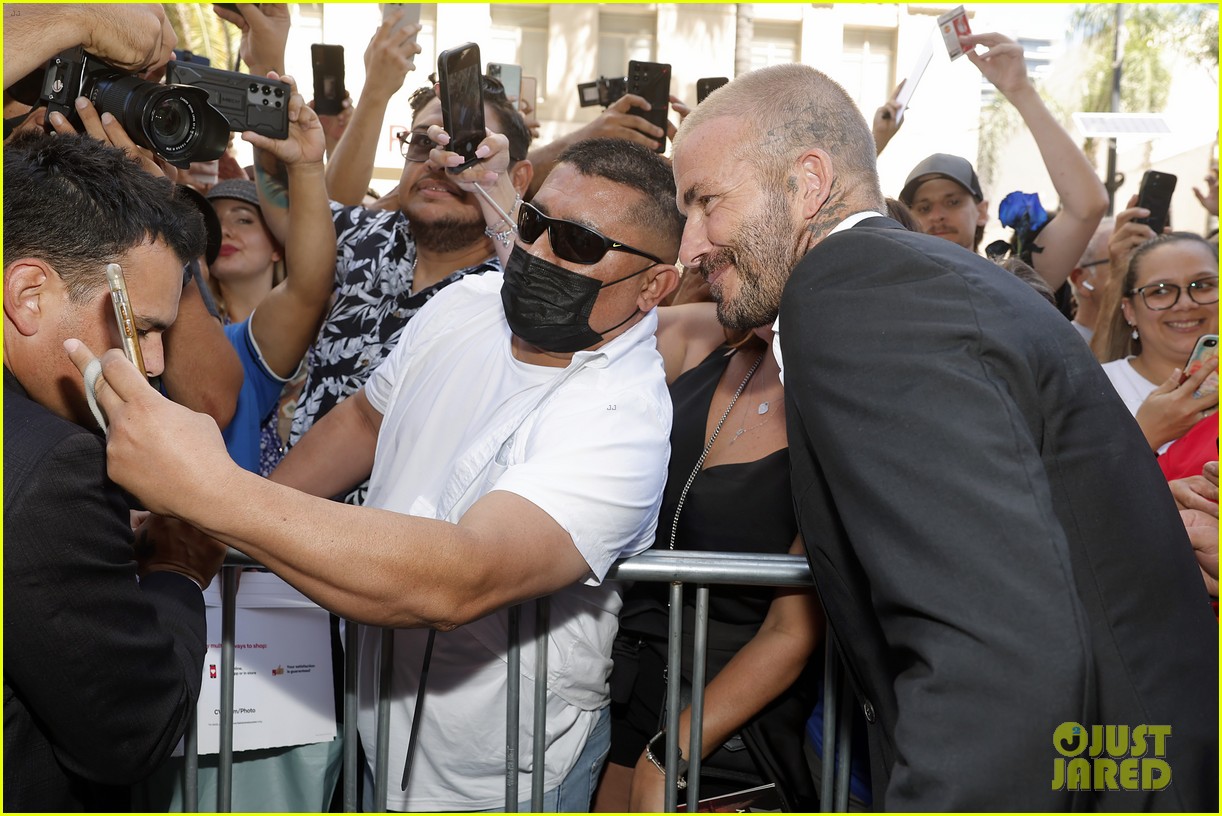 Marc Anthony Surprised by David Beckham & Godson Cruz Beckham at Walk ...