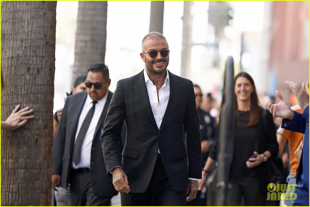 Marc Anthony Surprised by David Beckham & Godson Cruz Beckham at Walk ...