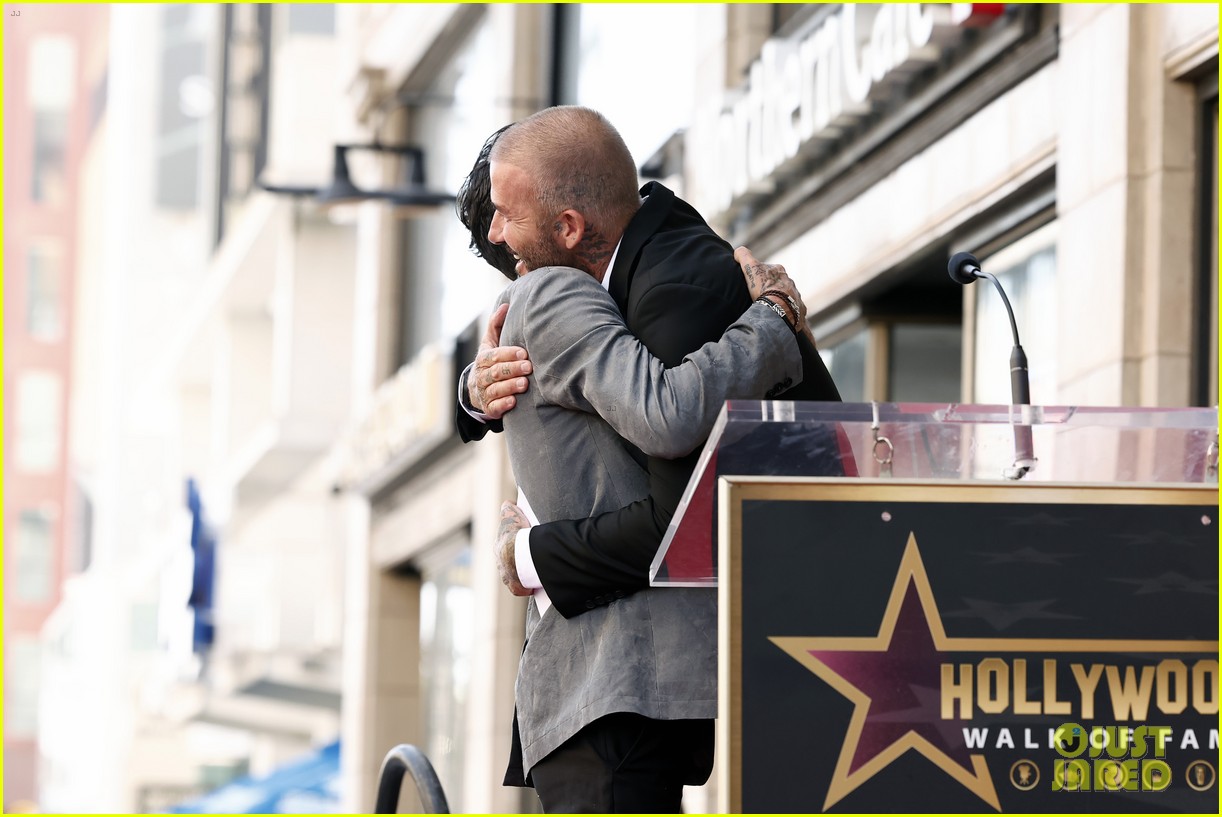 Marc Anthony Surprised by David Beckham & Godson Cruz Beckham at Walk ...