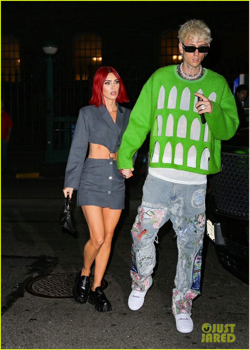Megan Fox & Machine Gun Kelly Show Off Their Bold Styles While Out in ...