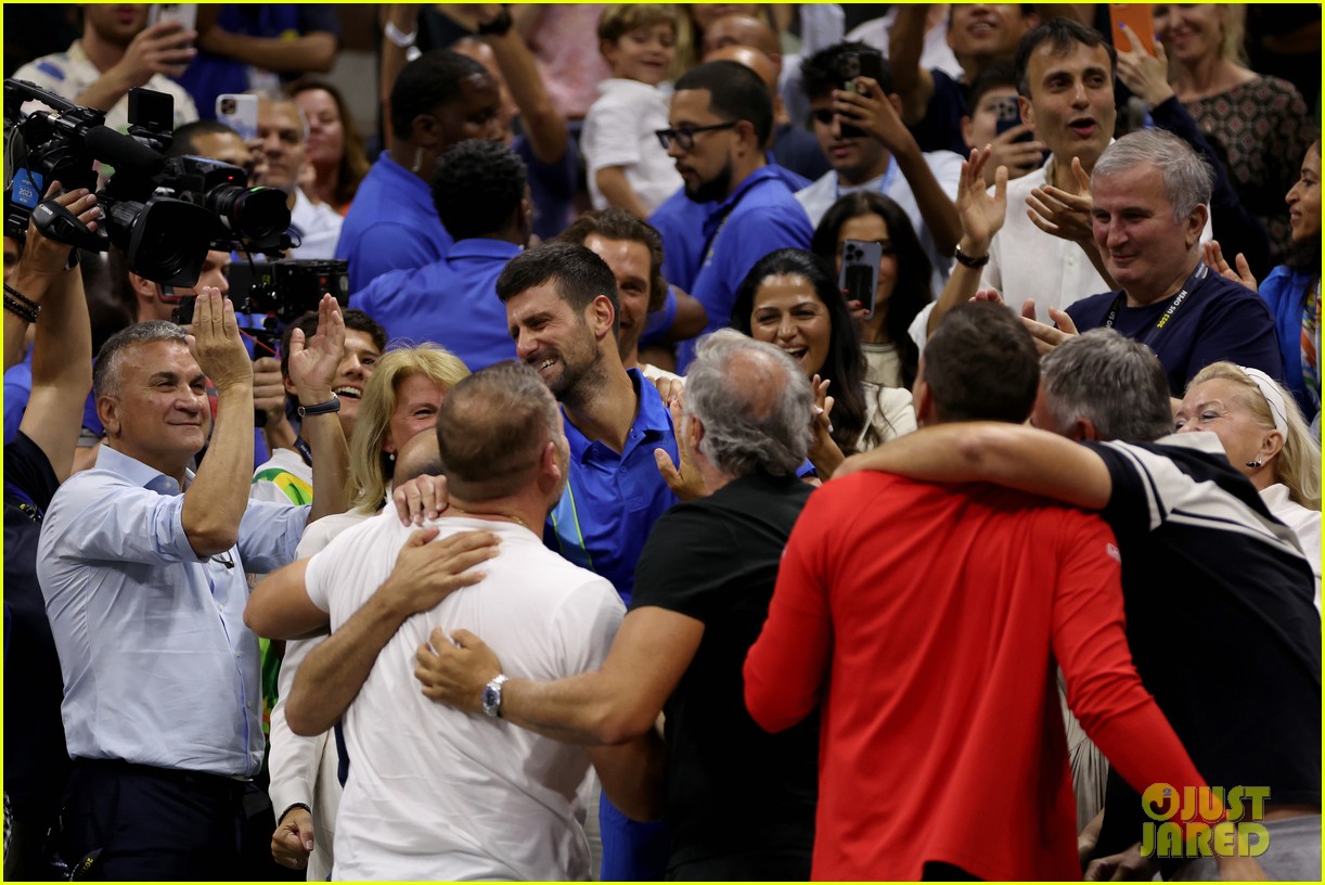 Novak Djokovic Celebrates U.S. Open Win With Wife Jelena & Their Two ...