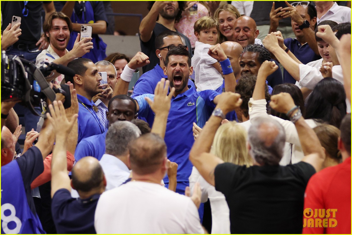 Novak Djokovic Celebrates U.S. Open Win With Wife Jelena & Their Two ...