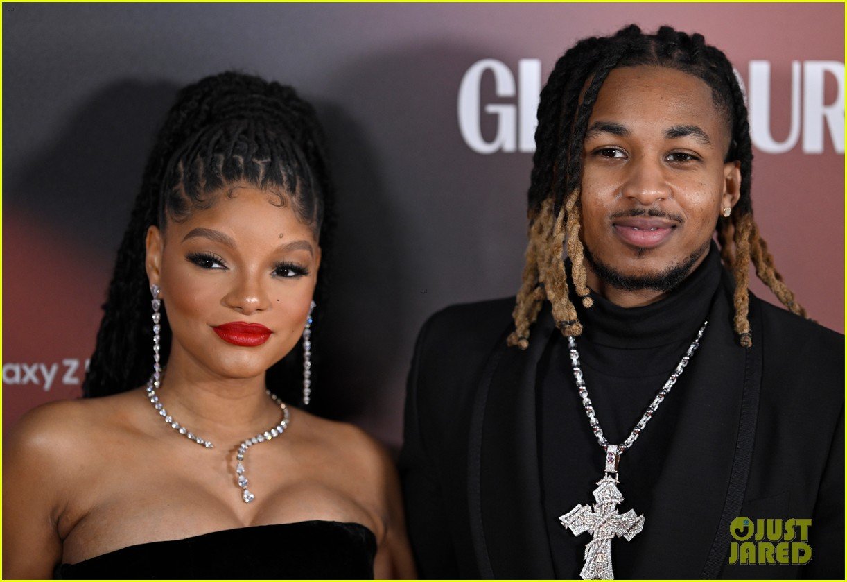 Halle Bailey Stuns on Red Carpet with Boyfriend DDG at Glamour Women of ...