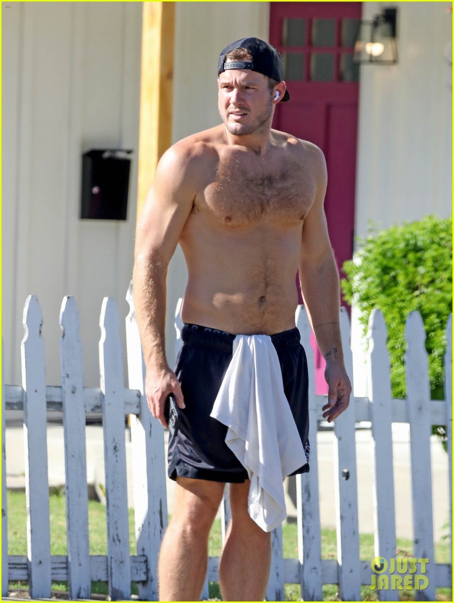 Colton Underwood Goes Shirtless for Walk Around His L.A. Neighborhood ...