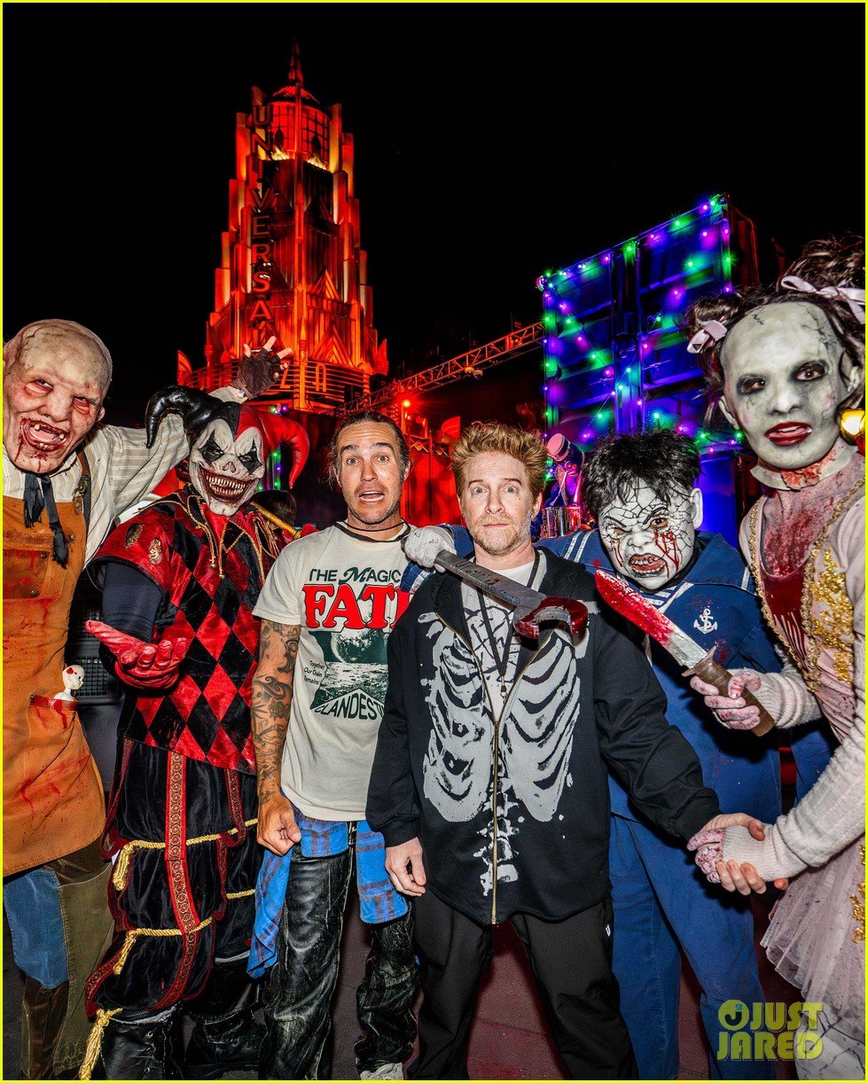 Billie Eilish & Colin Farrell Hit Halloween Horror Nights for Spooky ...