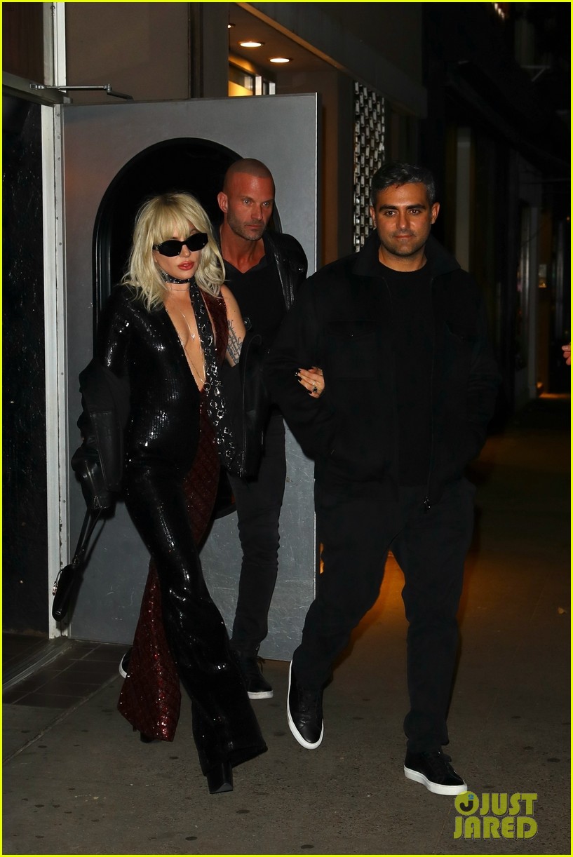 Lady Gaga Joined by Boyfriend Michael Polanksy for Late-Night Recording ...