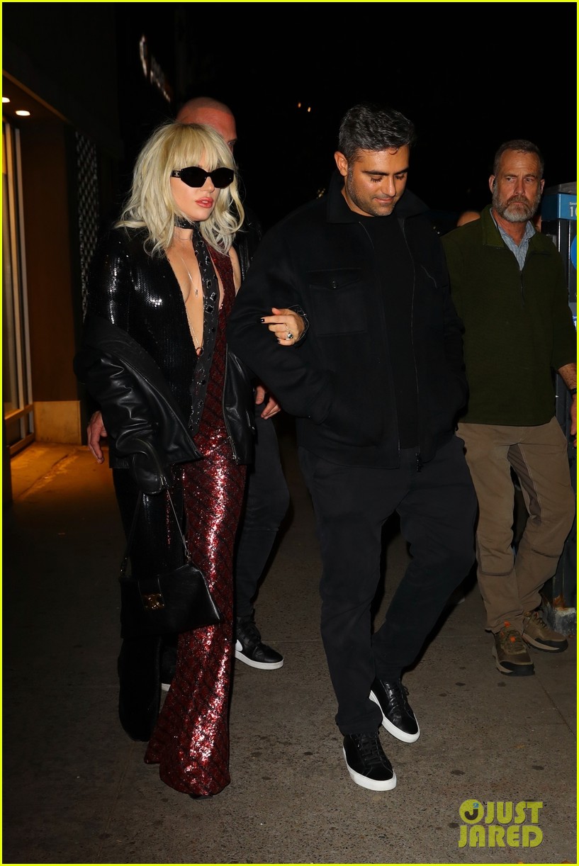 Lady Gaga Joined by Boyfriend Michael Polanksy for Late-Night Recording ...