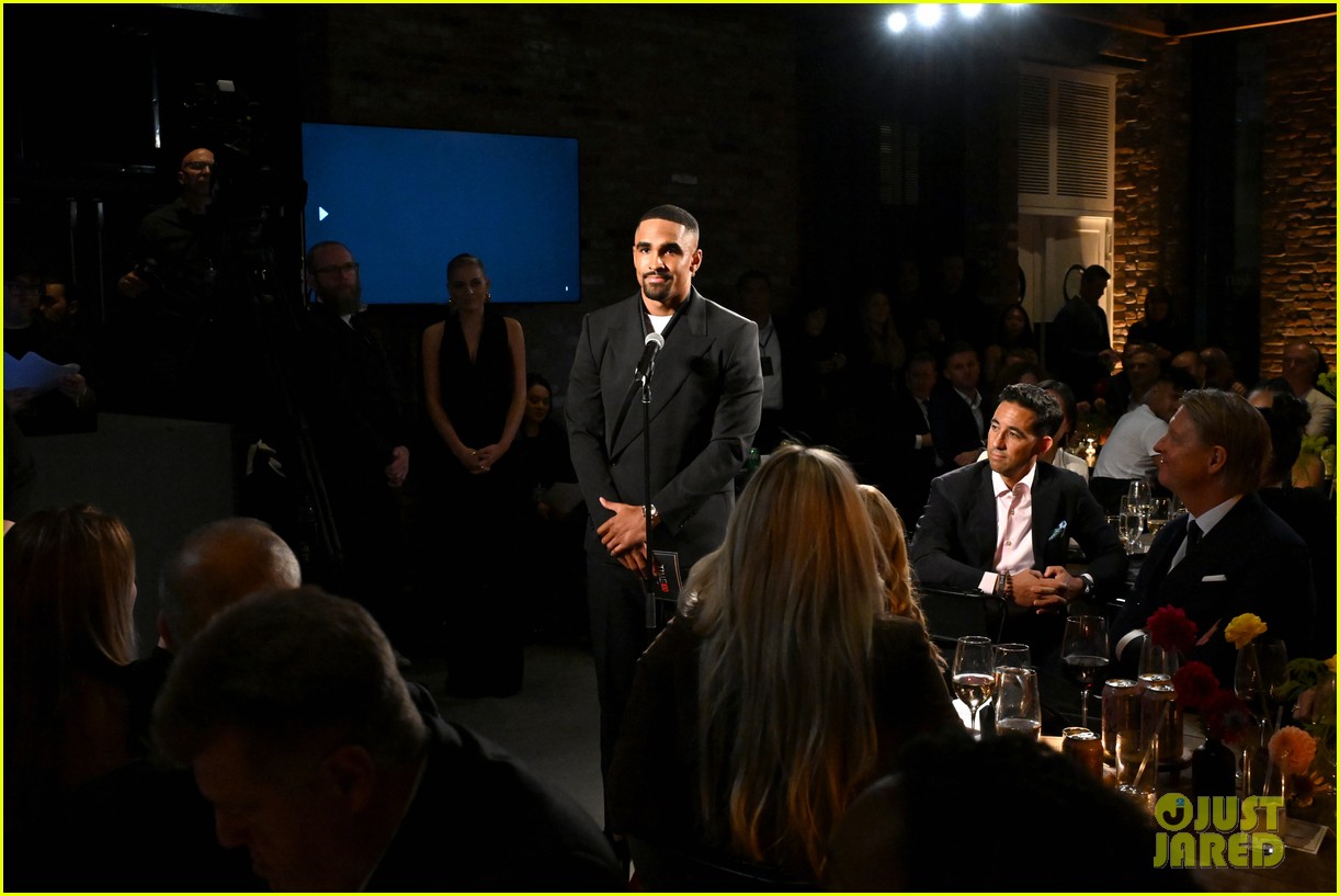 Jalen Hurts & Girlfriend Bry Burrows Make Rare Red Carpet Appearance at Time100 Next Gala: Photo ...