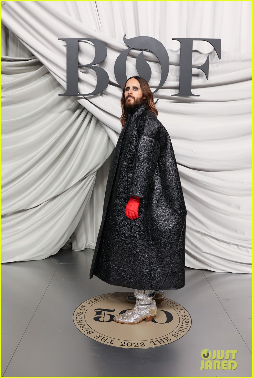Jared Leto Shows Off Unique Style at Paris Fashion Week in a Sheer Top ...