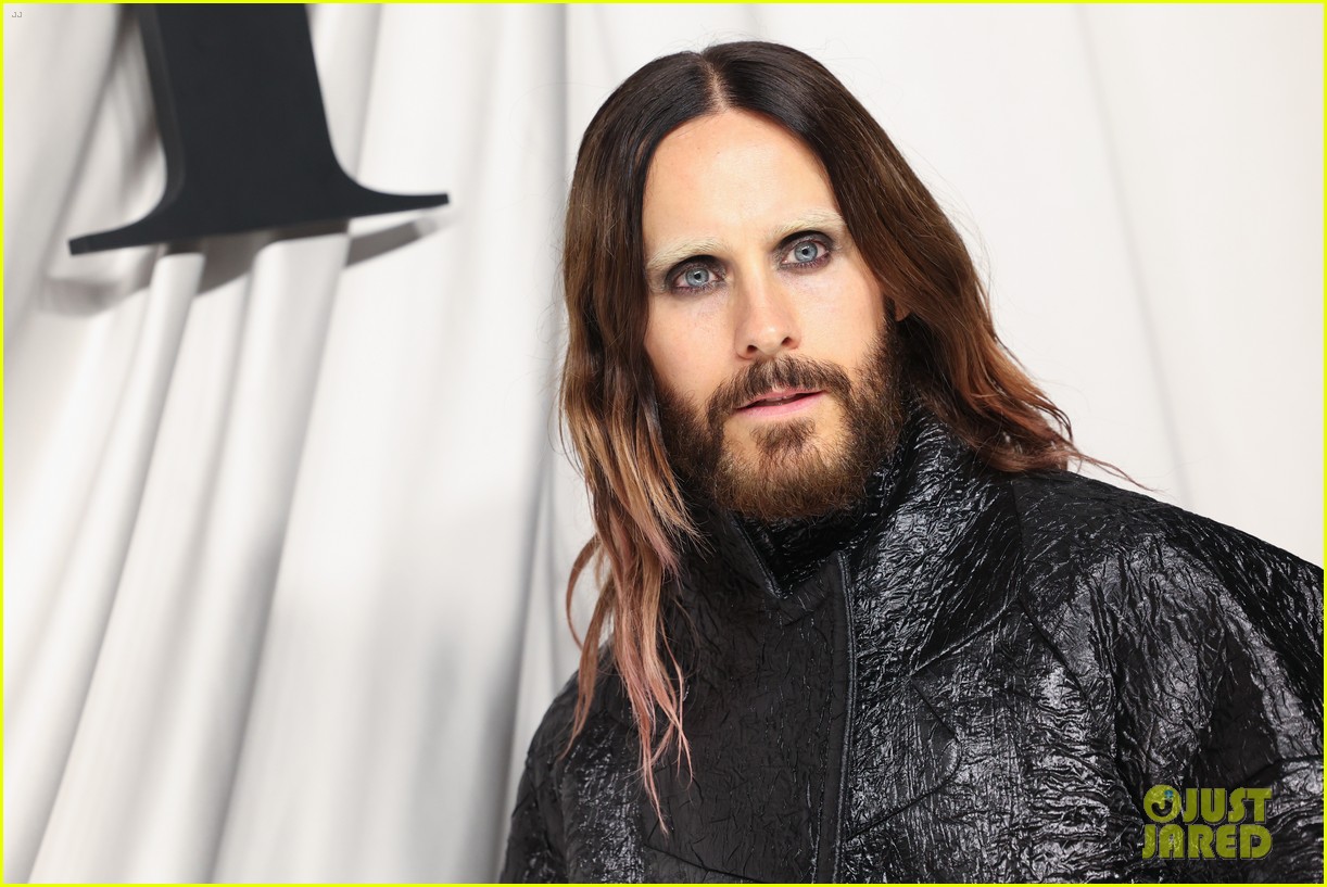 Jared Leto Shows Off Unique Style at Paris Fashion Week in a Sheer Top ...