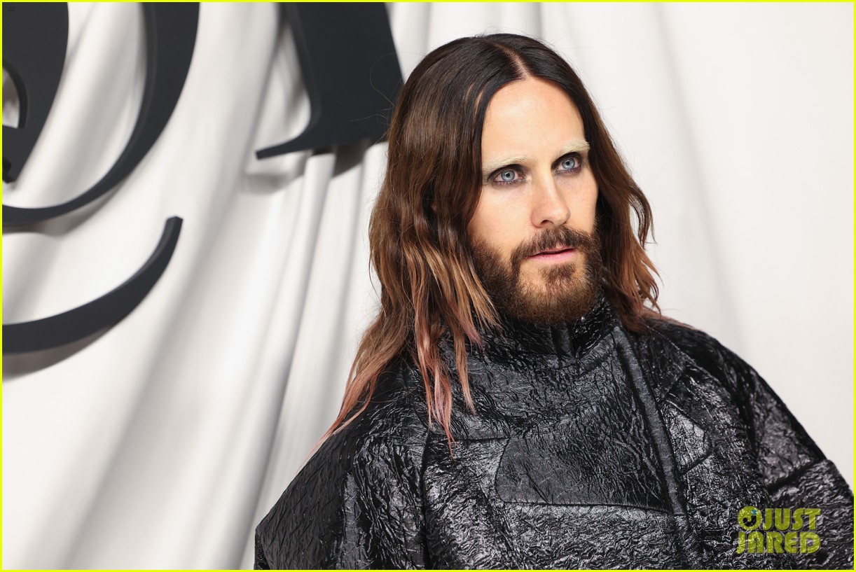 Jared Leto Shows Off Unique Style at Paris Fashion Week in a Sheer Top ...