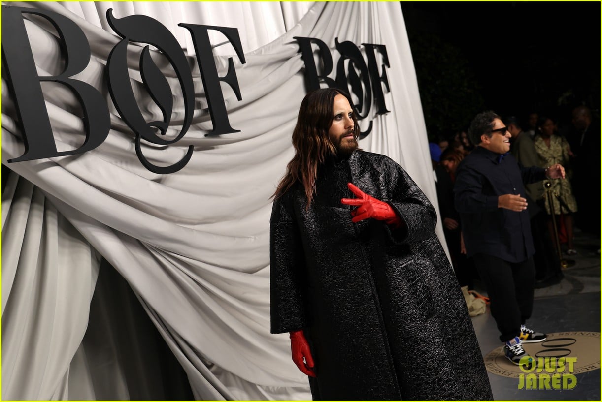 Jared Leto Shows Off Unique Style at Paris Fashion Week in a Sheer Top ...