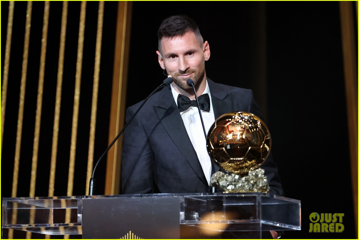 Lionel Messi & Family Attend Ballon d'Or 2023 Ceremony to Celebrate His Record 8th Win: Photo ...