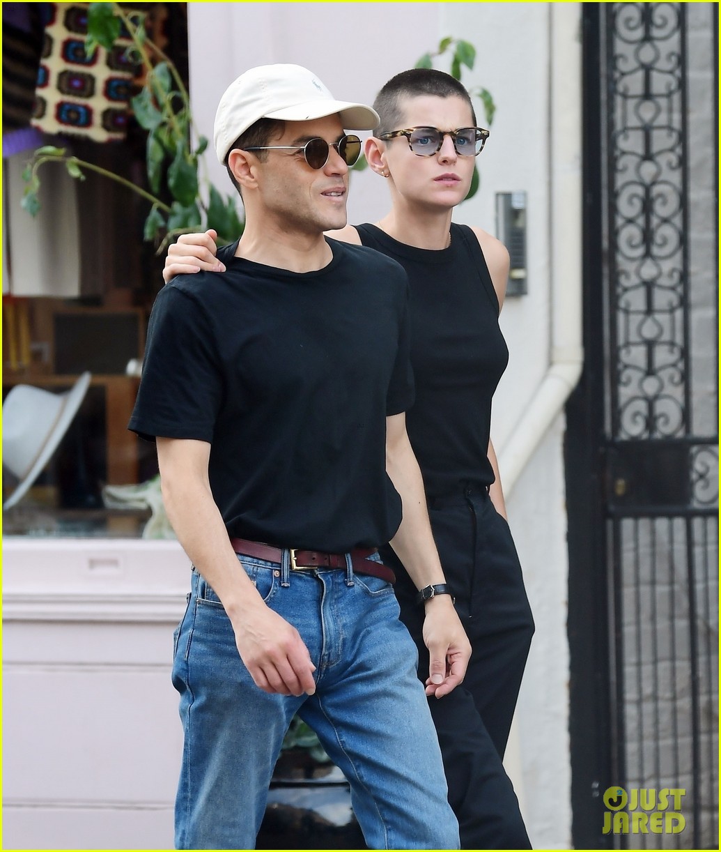 Rami Malek & Emma Corrin Hold Hands on Shopping Date in London: Photo ...