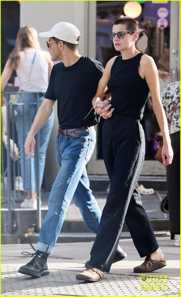 Rami Malek & Emma Corrin Hold Hands on Shopping Date in London: Photo ...
