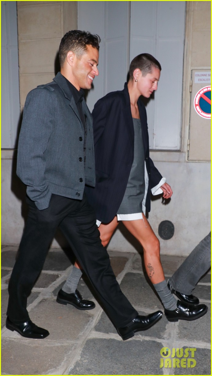Rami Malek & Emma Corrin Hold Hands During Romantic Stroll in Paris ...