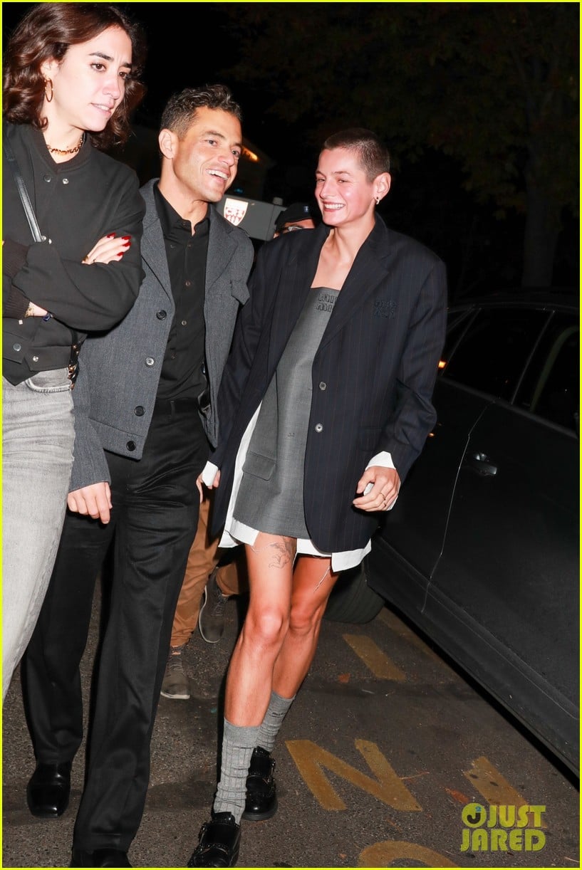 Rami Malek & Emma Corrin Hold Hands During Romantic Stroll in Paris ...