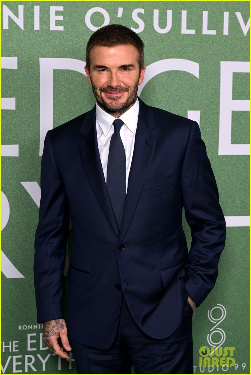 David Beckham & Son Cruz Attend Premiere of Ronnie O'Sullivan's ...