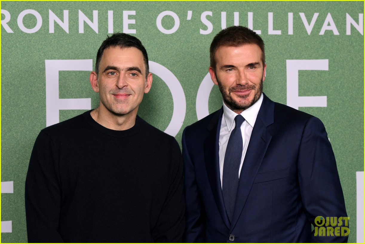 David Beckham & Son Cruz Attend Premiere of Ronnie O'Sullivan's ...
