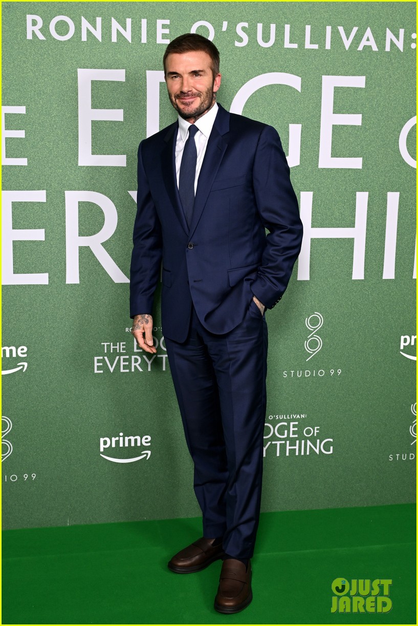 David Beckham & Son Cruz Attend Premiere of Ronnie O'Sullivan's ...