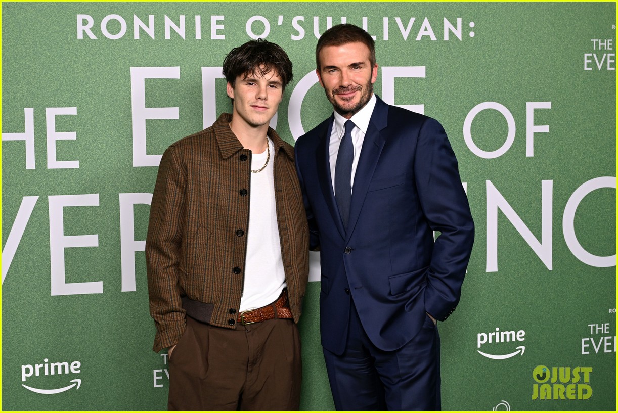 David Beckham & Son Cruz Attend Premiere of Ronnie O'Sullivan's ...