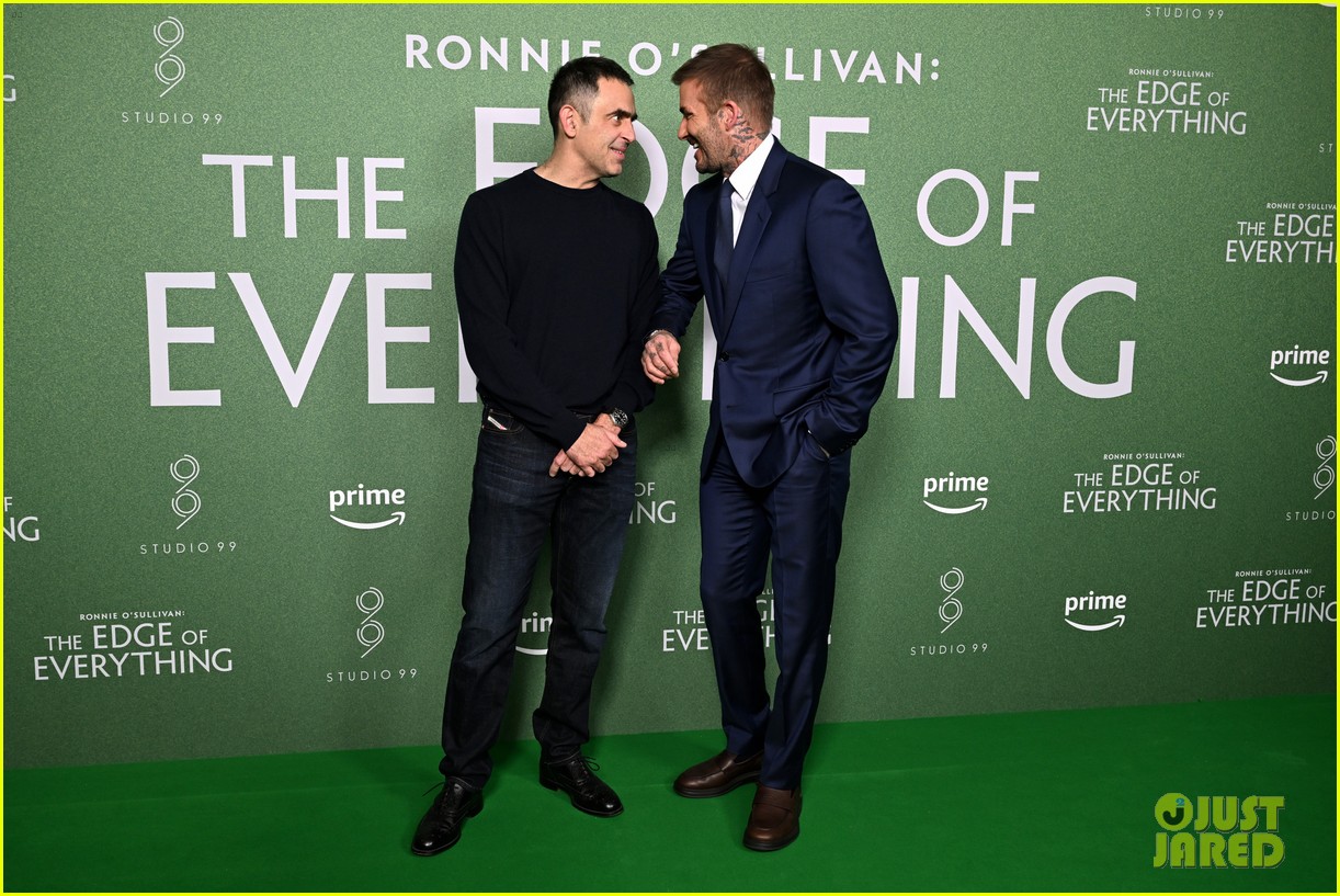 David Beckham & Son Cruz Attend Premiere of Ronnie O'Sullivan's ...