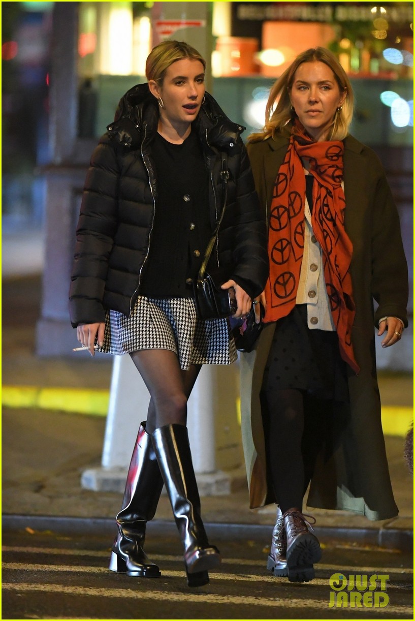 Dakota Johnson & Emma Roberts Both Grab Dinner at Same Restaurant in ...