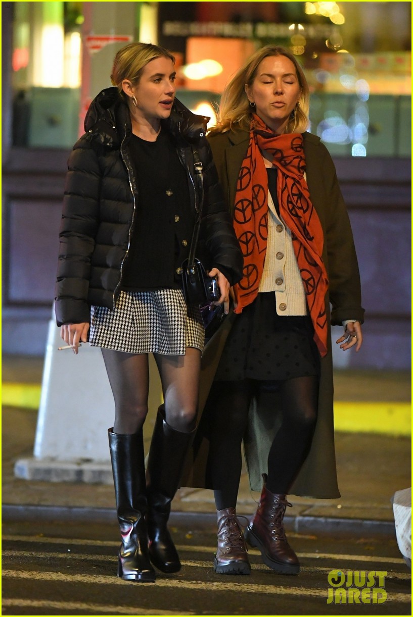 Dakota Johnson & Emma Roberts Both Grab Dinner at Same Restaurant in ...