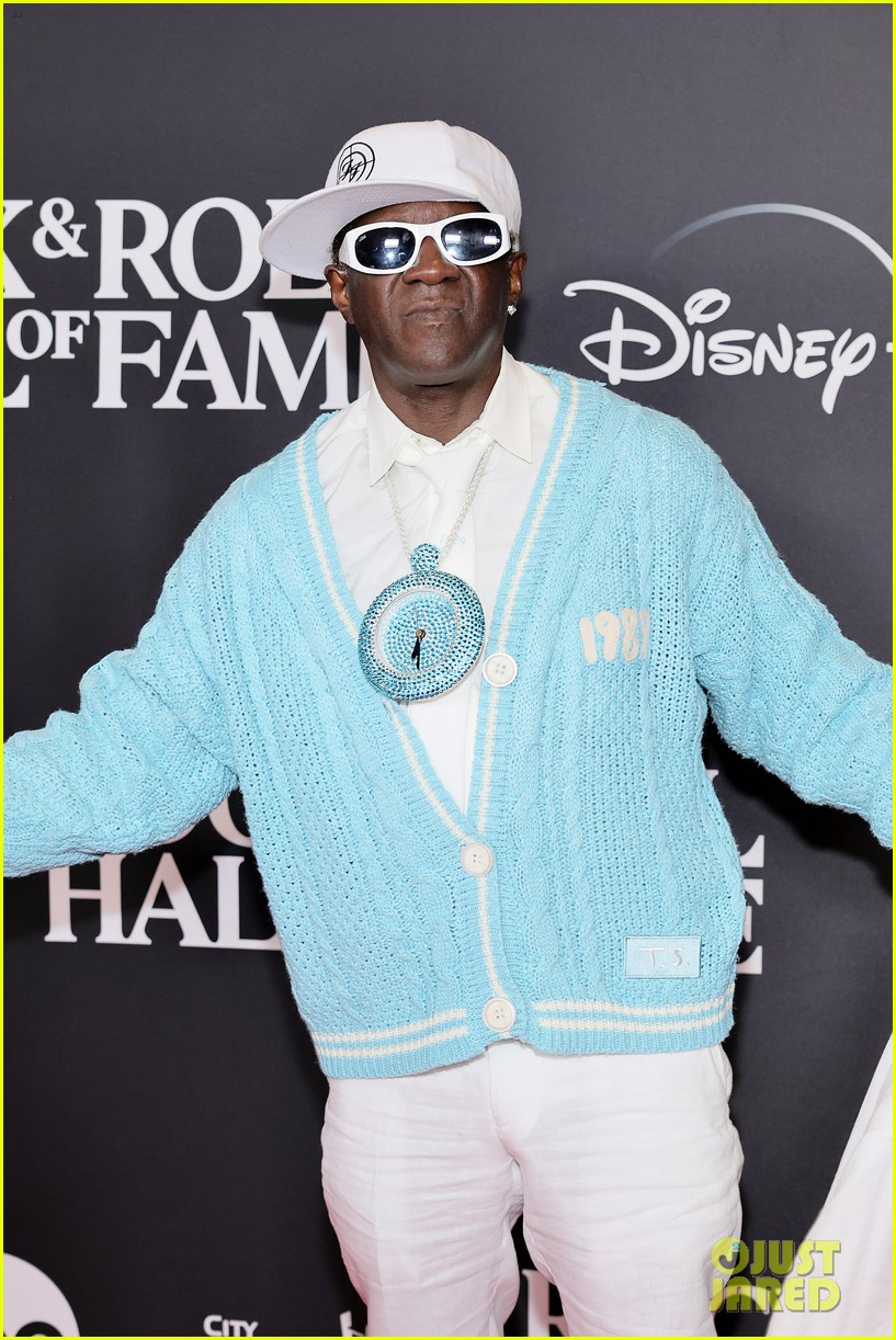 Flavor Flav Reps Taylor Swift Merch at the Rock & Roll Hall of Fame ...