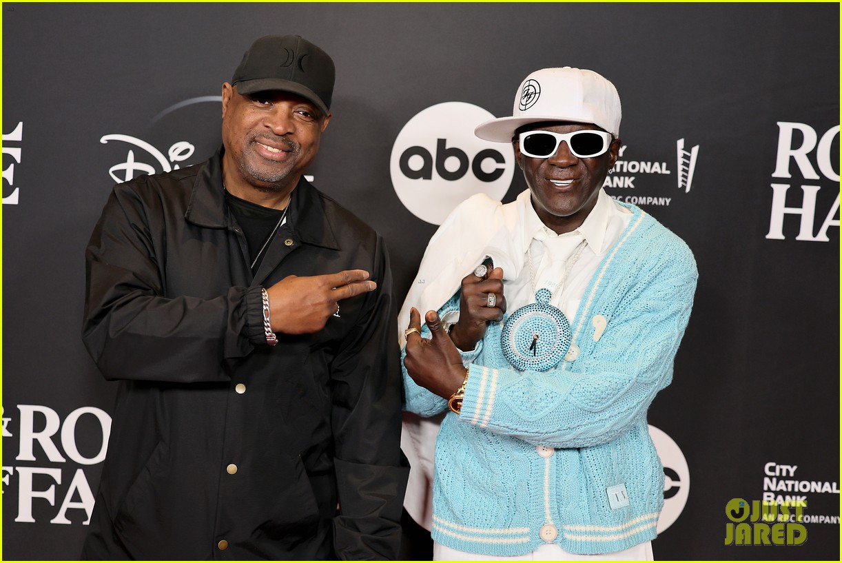 Flavor Flav Reps Taylor Swift Merch at the Rock & Roll Hall of Fame ...