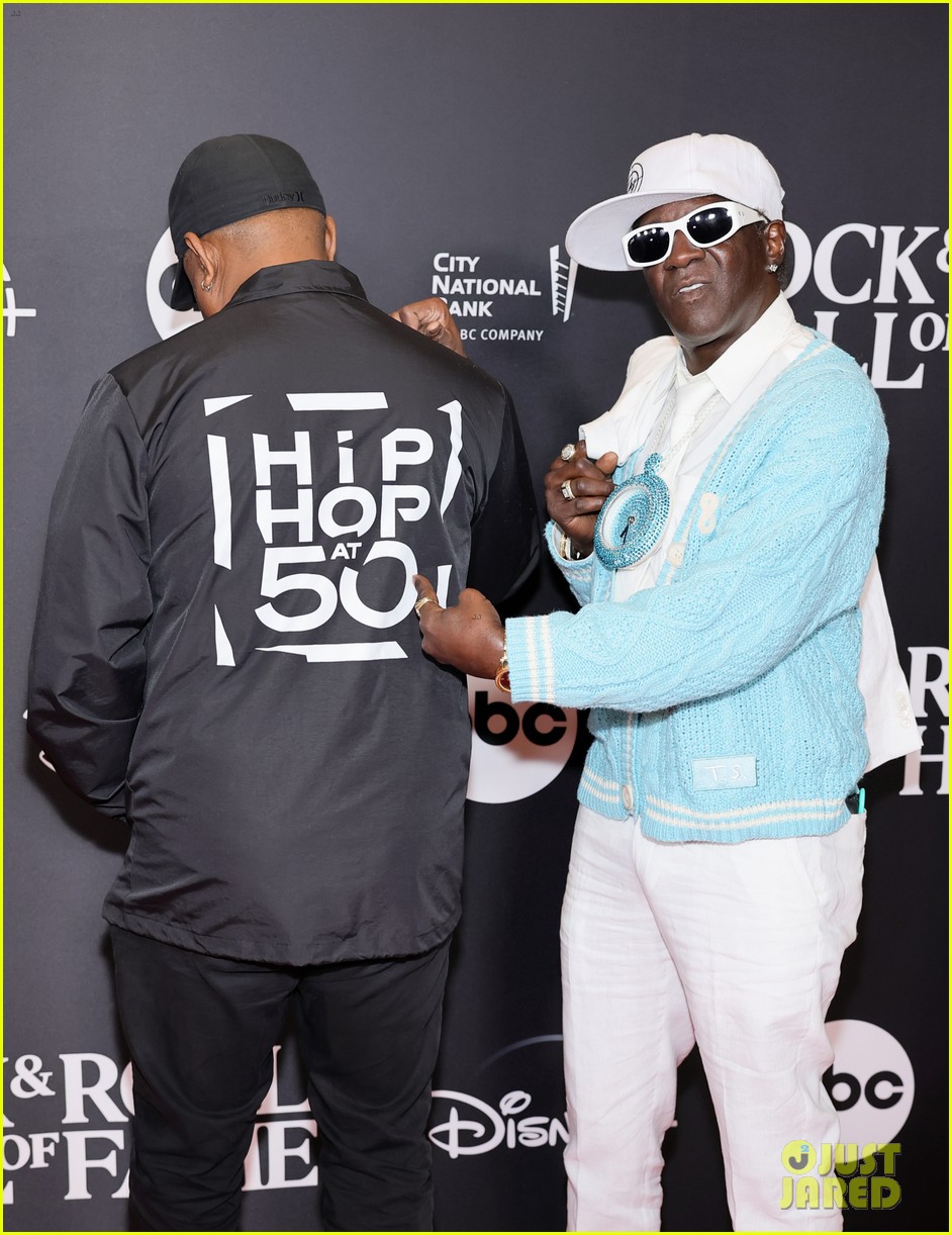 Flavor Flav Reps Taylor Swift Merch at the Rock & Roll Hall of Fame ...