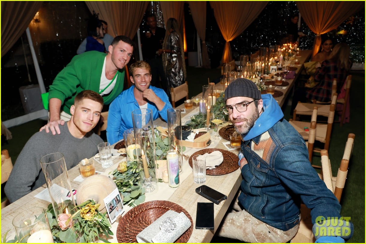 Froy Gutierrez & Zane Phillips Couple Up at 'Chaos Dinner' Hosted by ...