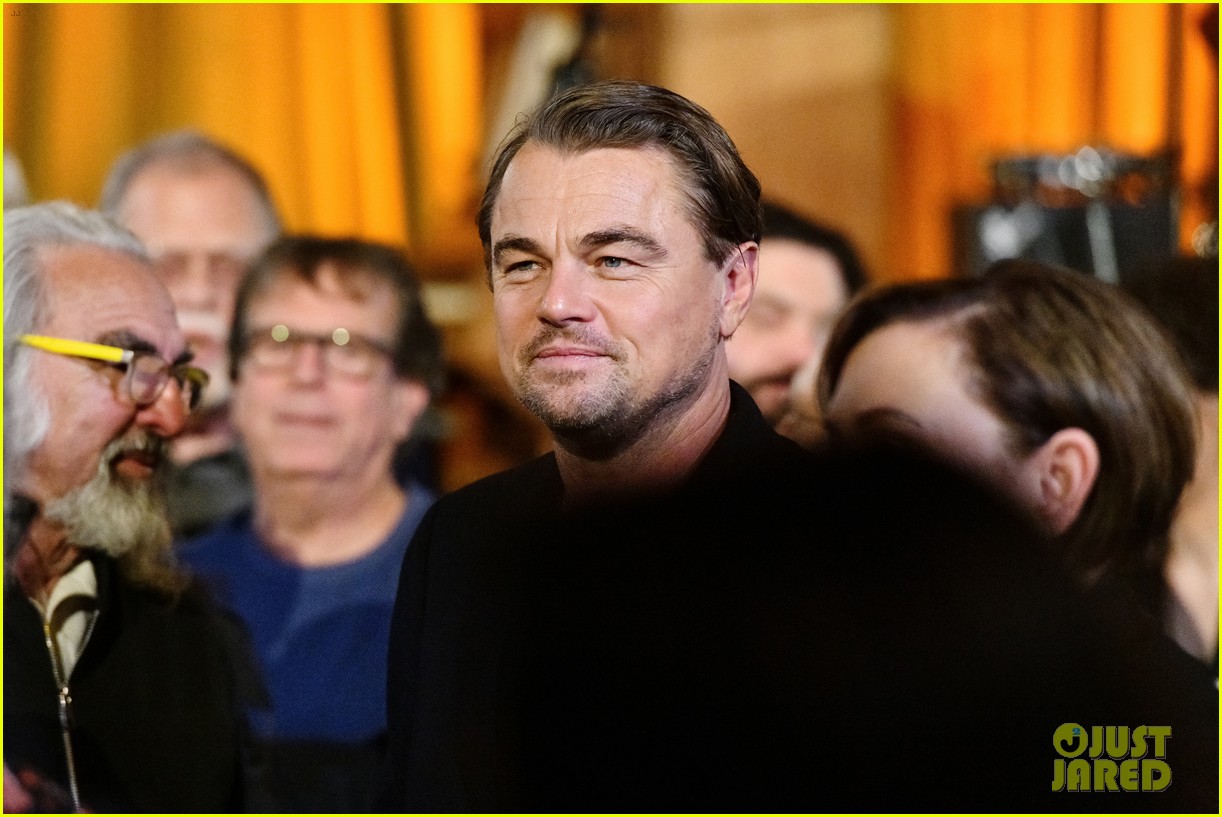 Leonardo DiCaprio Attends Robbie Robertson's Celebration of Life with ...