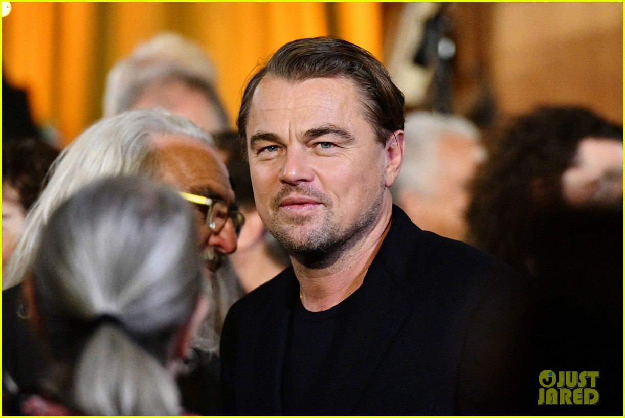 Leonardo DiCaprio Attends Robbie Robertson's Celebration of Life with ...