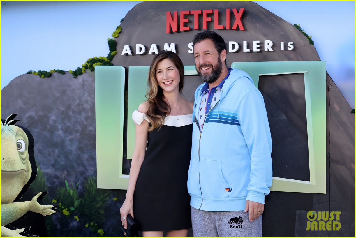 Adam Sandler Walks Red Carpet with His Wife & Kids at Premiere of Their Animated Film 'Leo ...