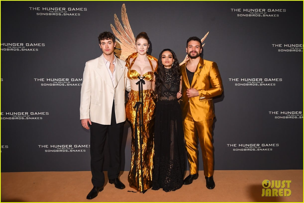 Rachel Zegler, Tom Blyth, & More Stars Stun at 'The Hunger Games: The ...