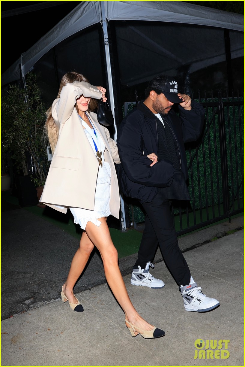 The Weeknd & Girlfriend Simi Khadra Spotted on Date Night, Try to Keep ...