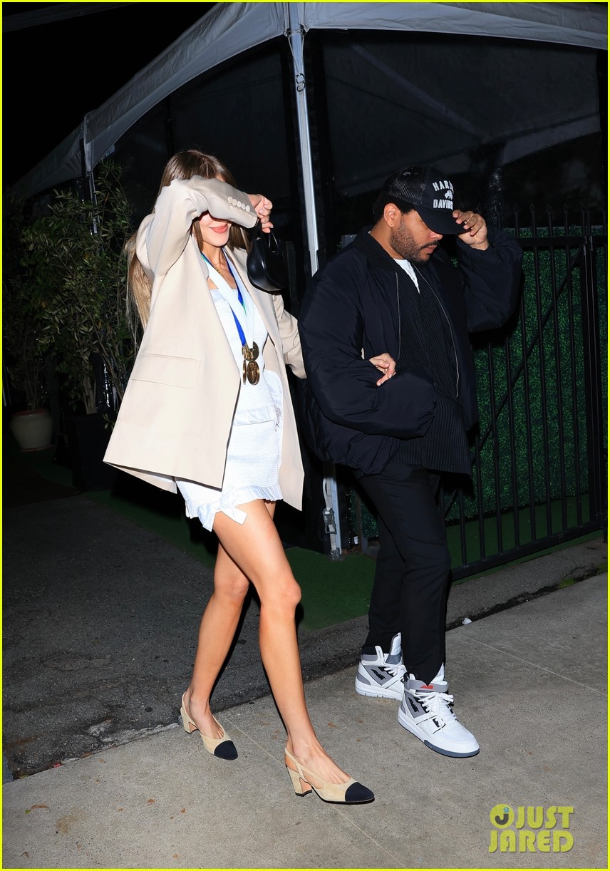 The Weeknd & Girlfriend Simi Khadra Spotted on Date Night, Try to Keep ...