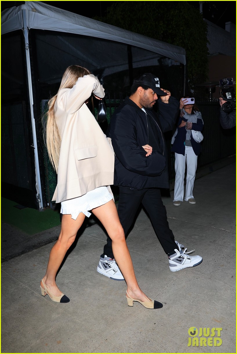 The Weeknd & Girlfriend Simi Khadra Spotted on Date Night, Try to Keep ...