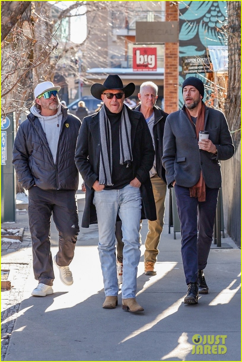 Kevin Costner & Zachary Levi Spotted Hanging Out in Apsen - They Have a ...